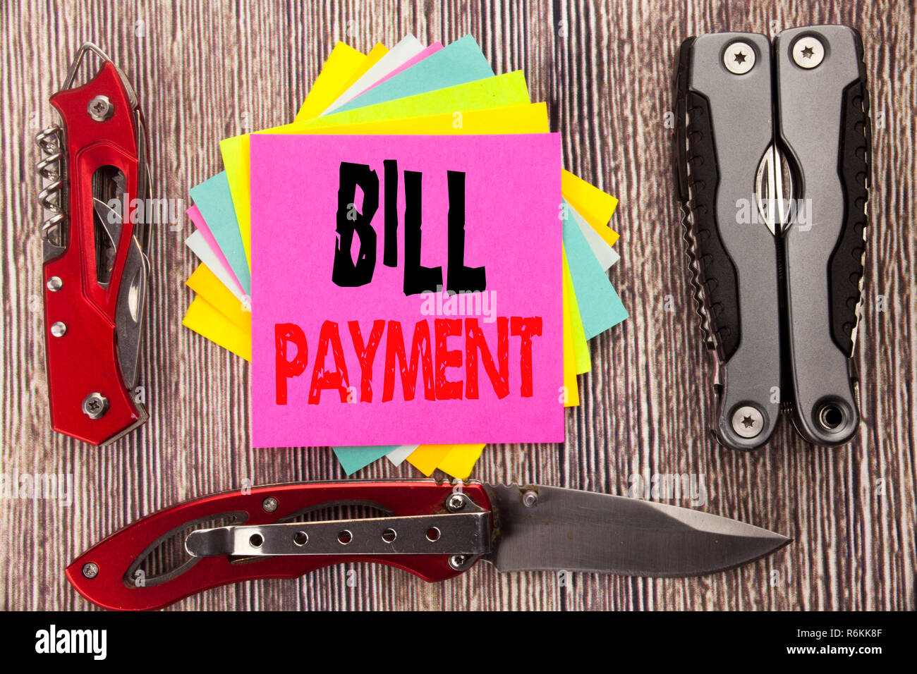 Writing text showing Bill Payment. Business concept for Billing Pay ...