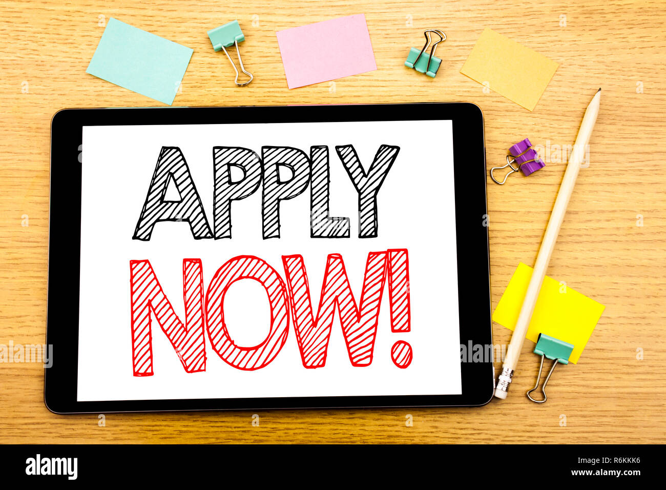 Writing text showing Apply Now. Business concept for Job Hiring ...