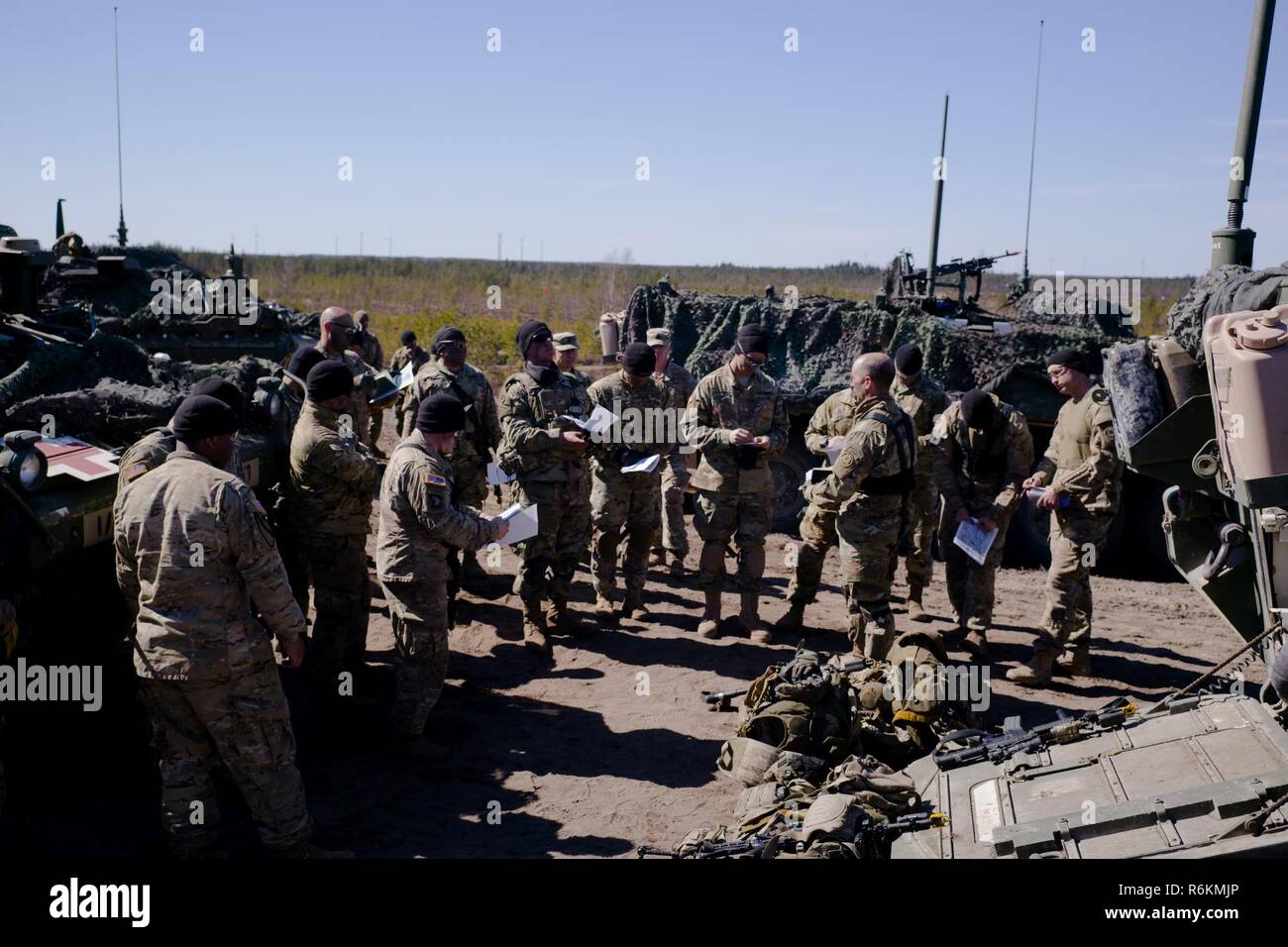 U.S. Army Cpt. Christopher Frost of Apache Troop, 1st Squadron, 2nd ...