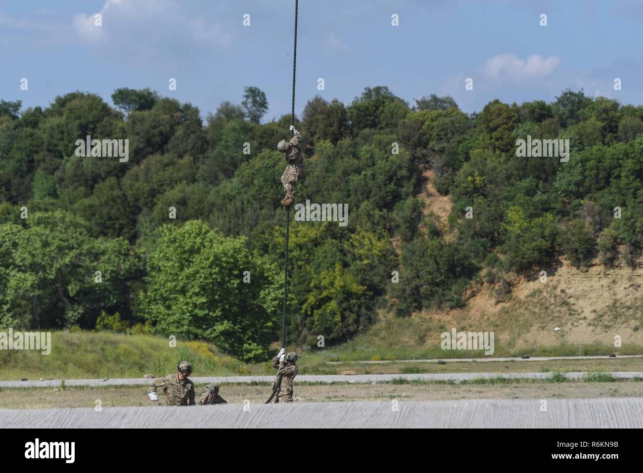 Army commando military tower hi-res stock photography and images - Alamy