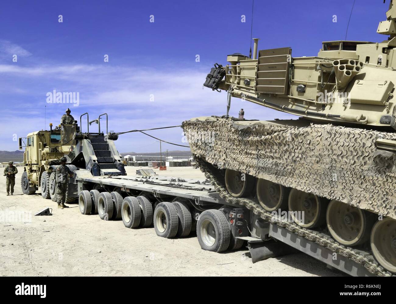 Soldiers with the 1175th Transportation Company, Tennessee Army ...