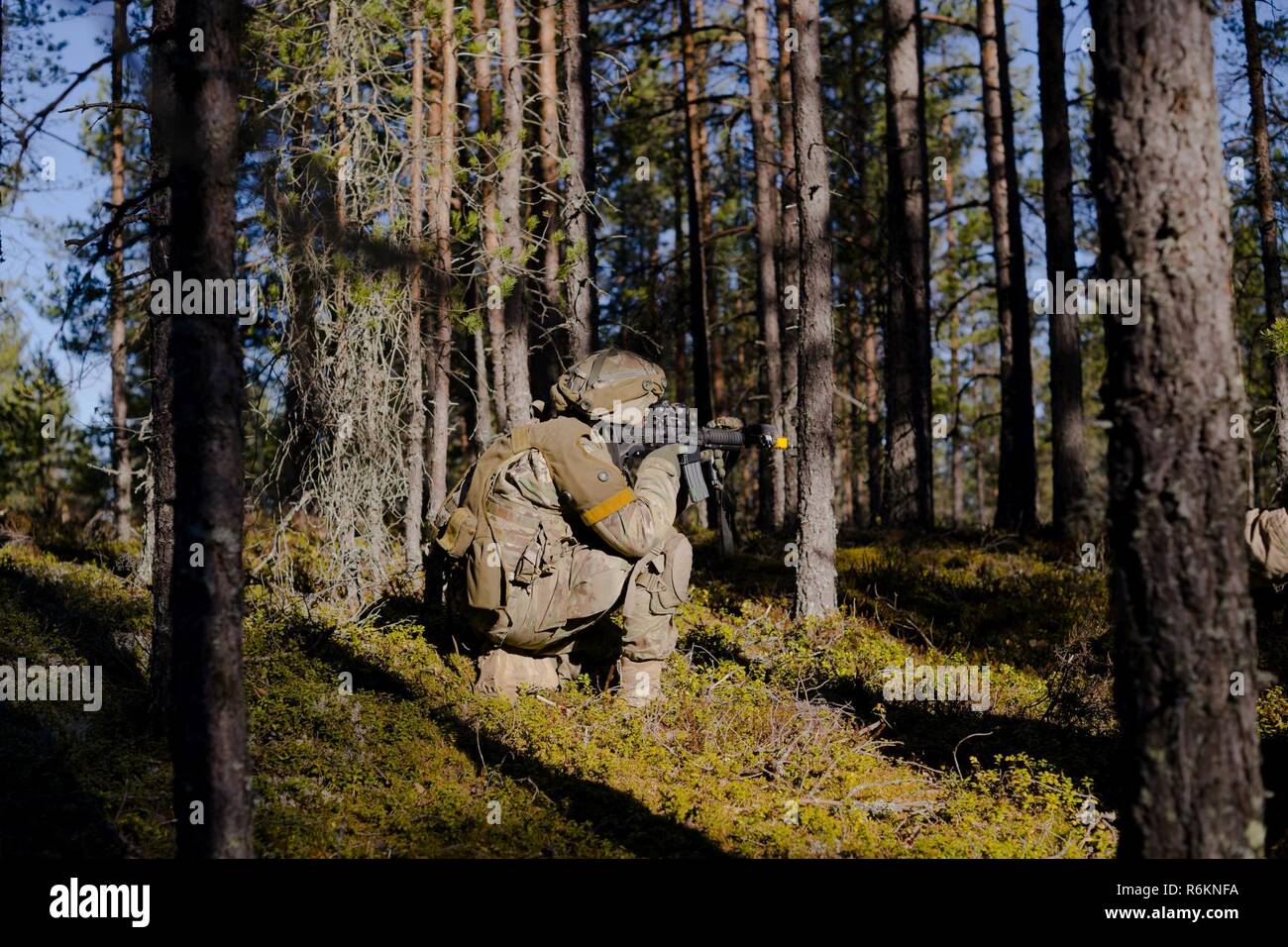 A U.S. Soldier of Apache Troop, 1st Squadron, 2nd Cavalry Regiment ...