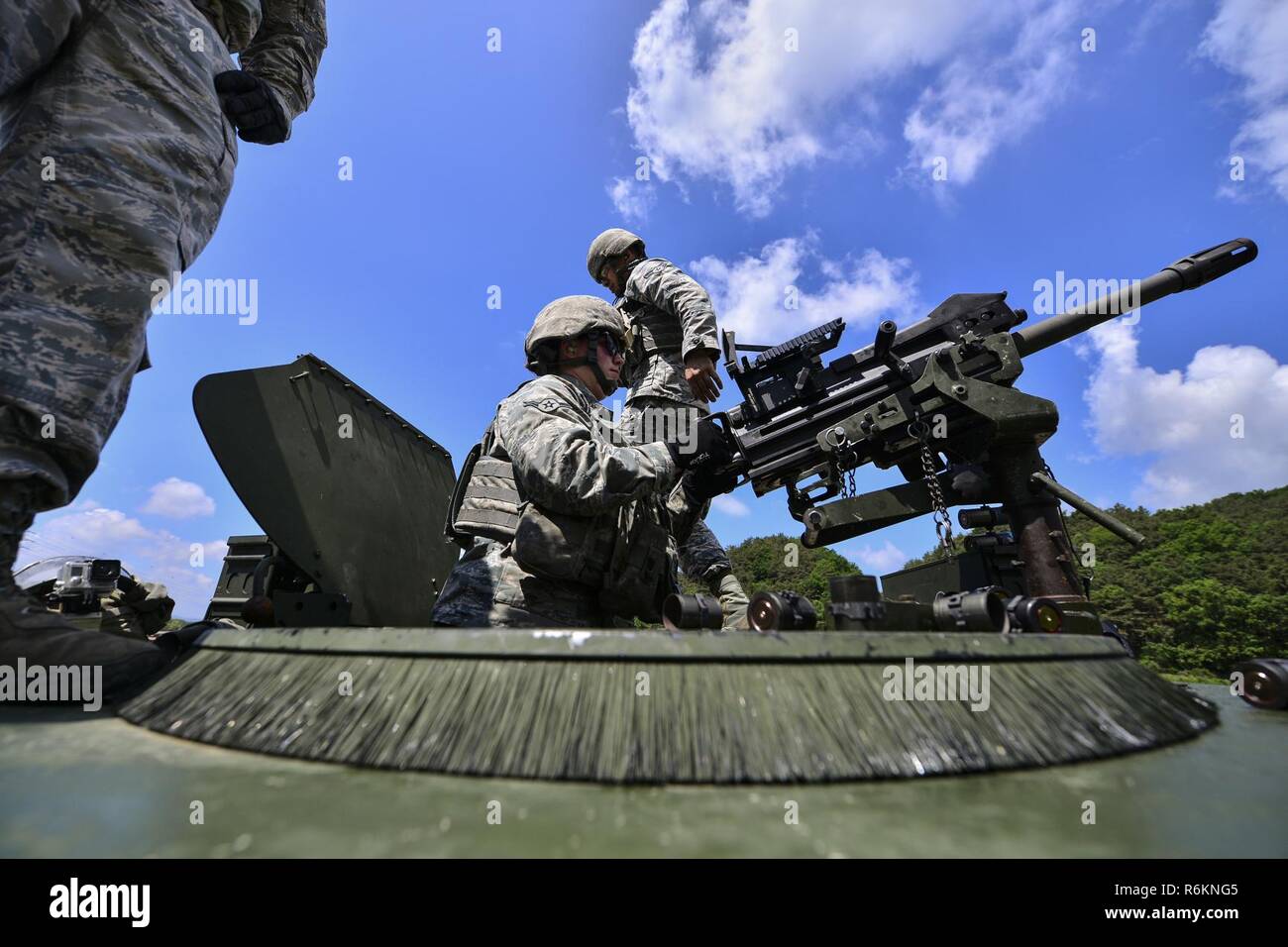 U.S. Air Force Airman Destri Snow, 51st Security Forces Squadron ...