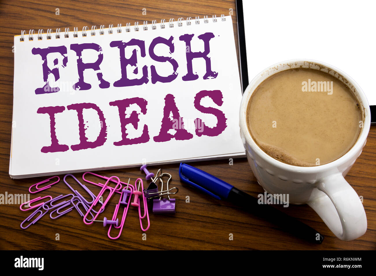 Fresh Ideas Inspire Creativity Concept Stock Photo - Alamy