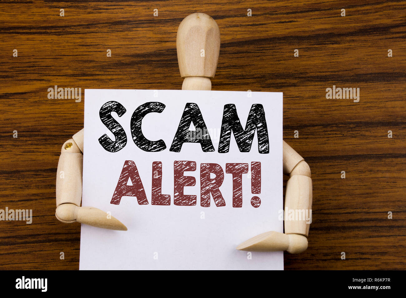 Conceptual hand writing text caption inspiration showing Scam Alert ...