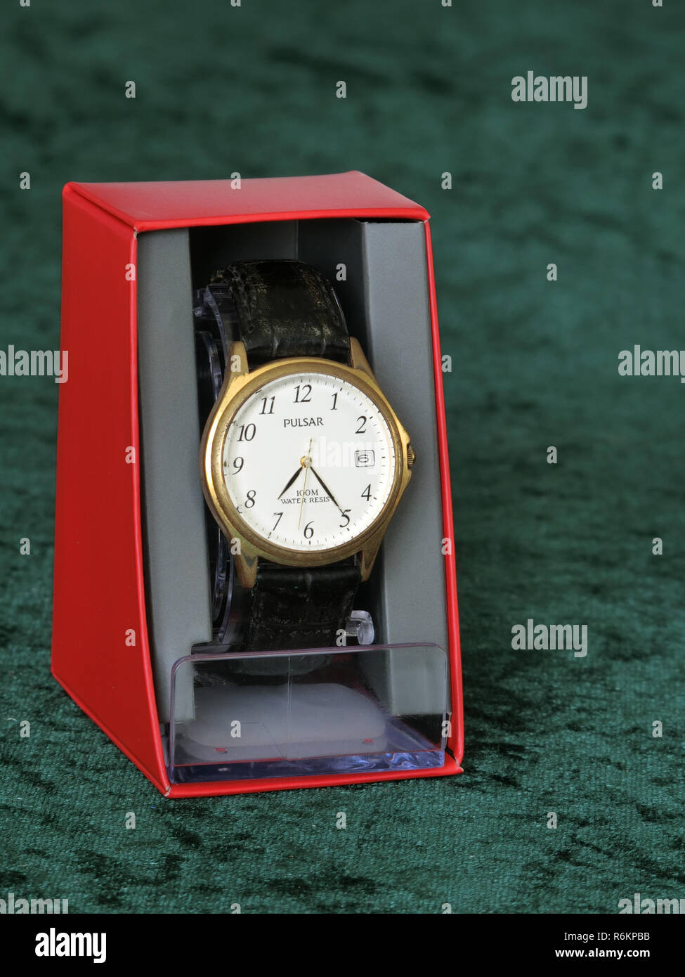 Pulsar Wristwatch or Watch in a Presentation Box Stock Photo - Alamy