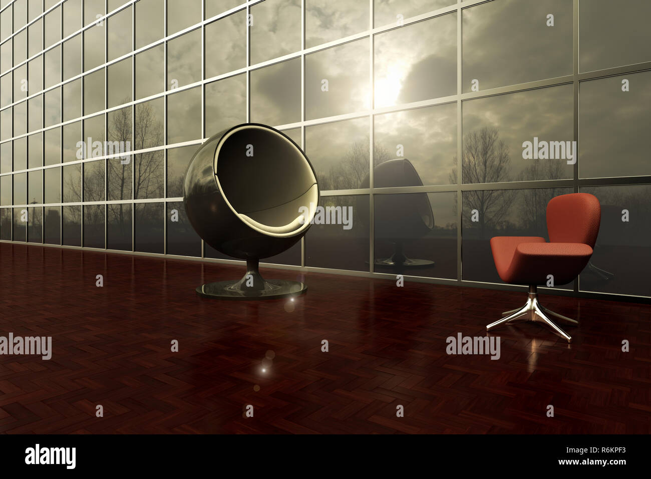 Two chairs facing each other hi-res stock photography and images - Alamy