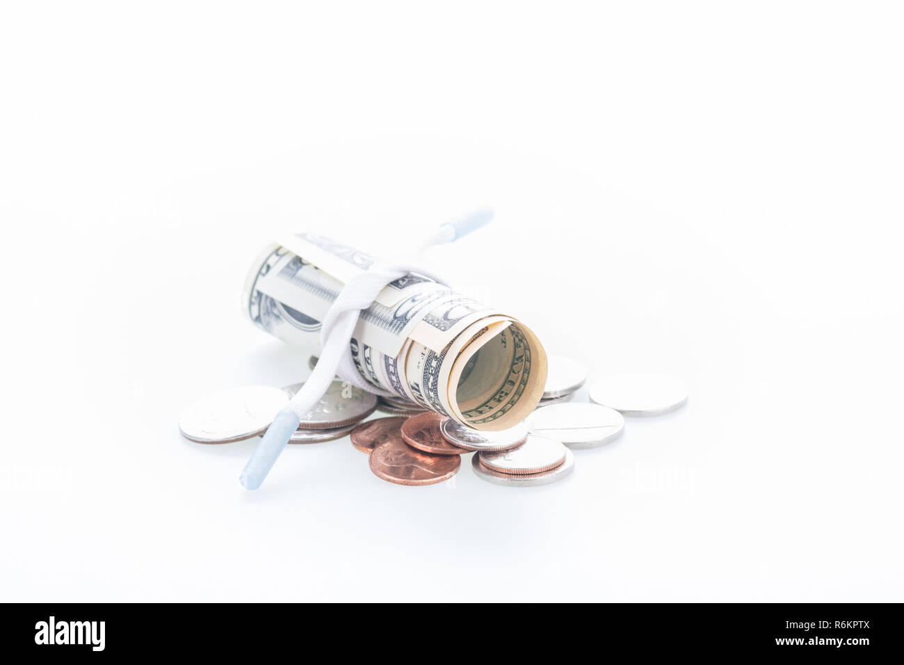 Shoestring budget concept Stock Photo - Alamy
