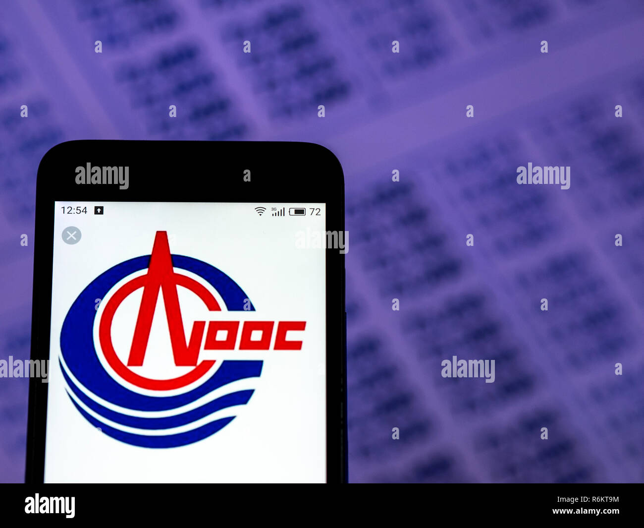 China National Offshore Oil Corporation, or CNOOC Group logo seen ...