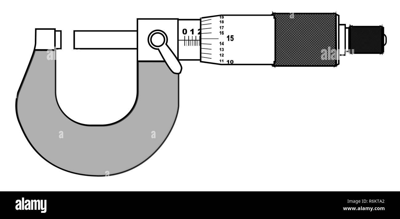 Micrometer Black and White Stock Photos & Images - Alamy