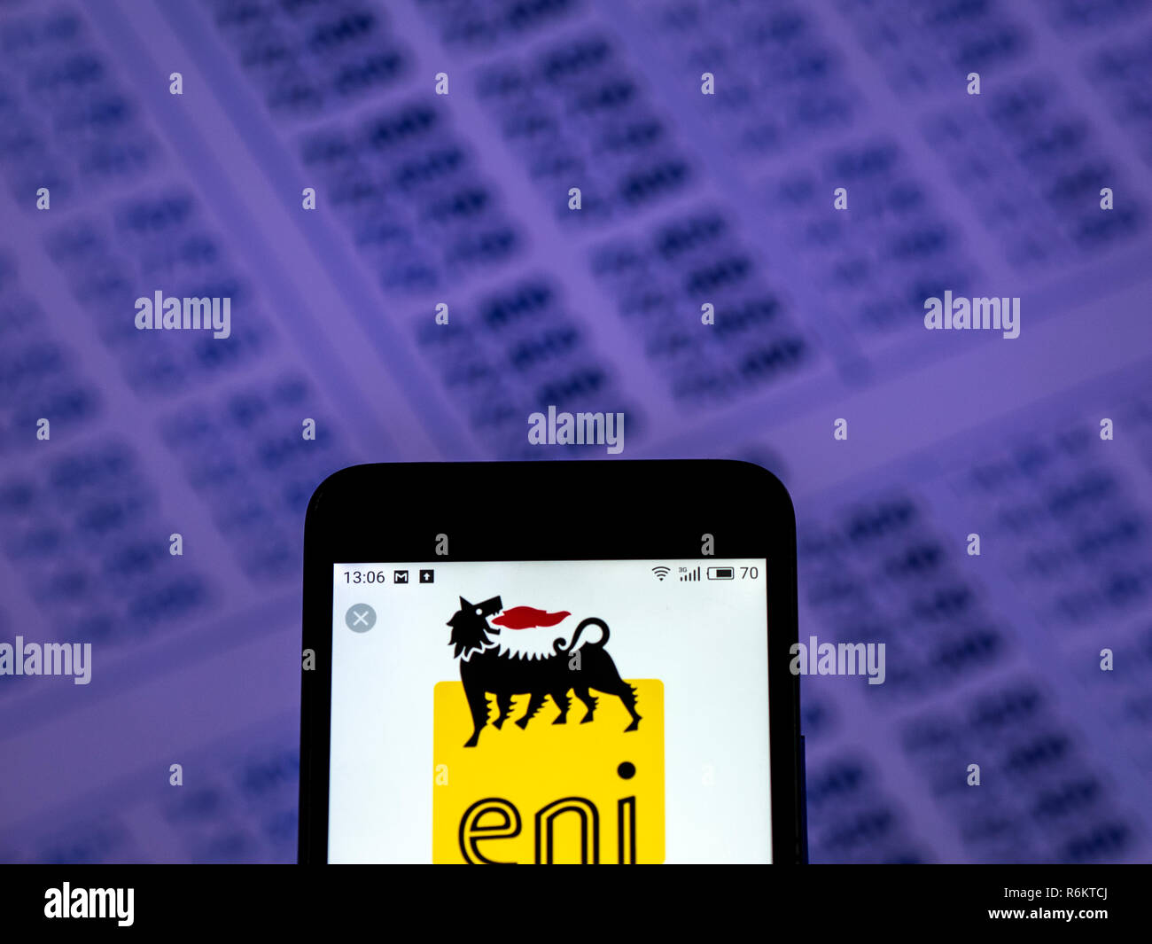 Eni logo hi-res stock photography and images - Alamy