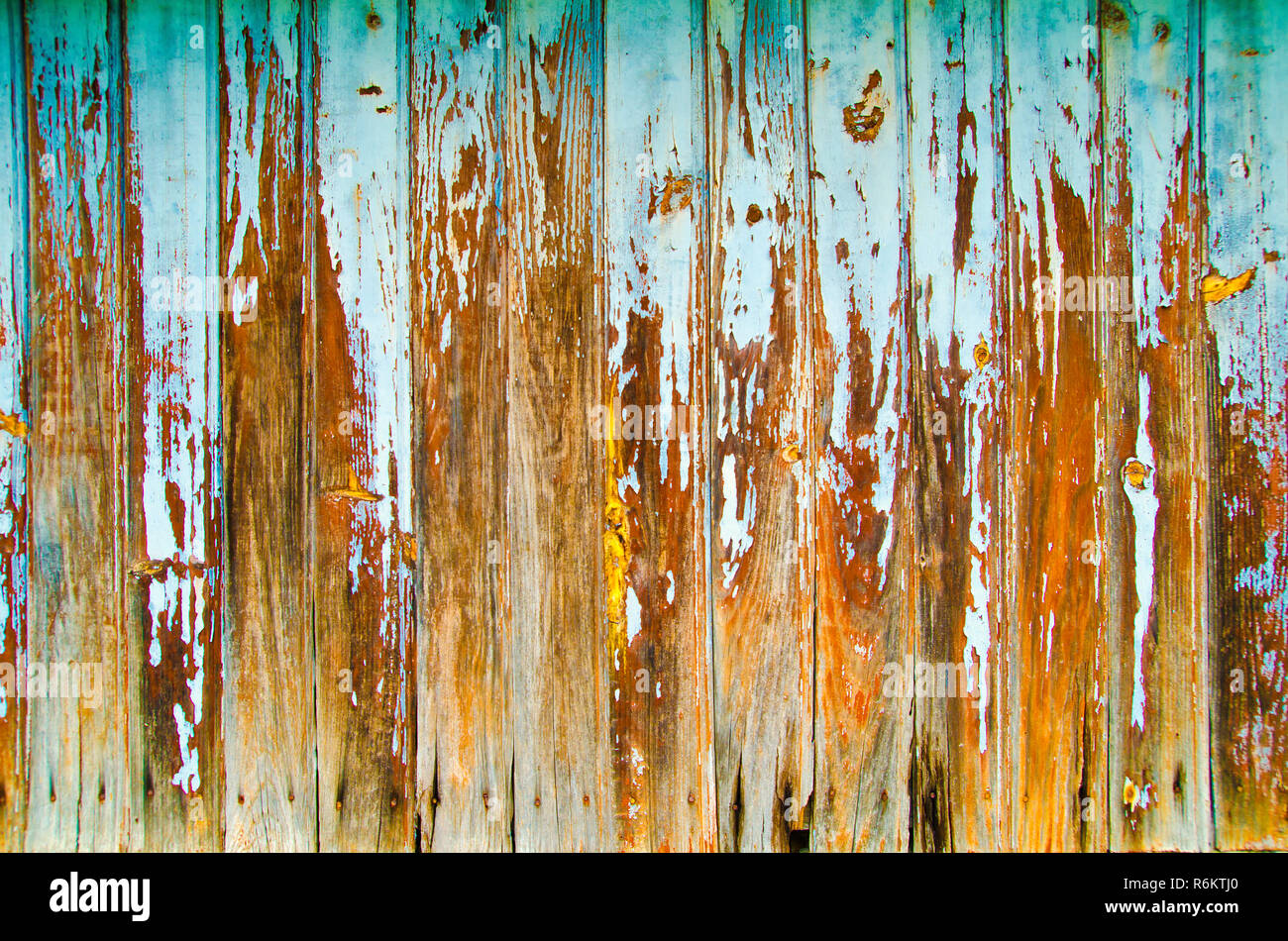 wooden background of wall with rusty nails Stock Photo - Alamy