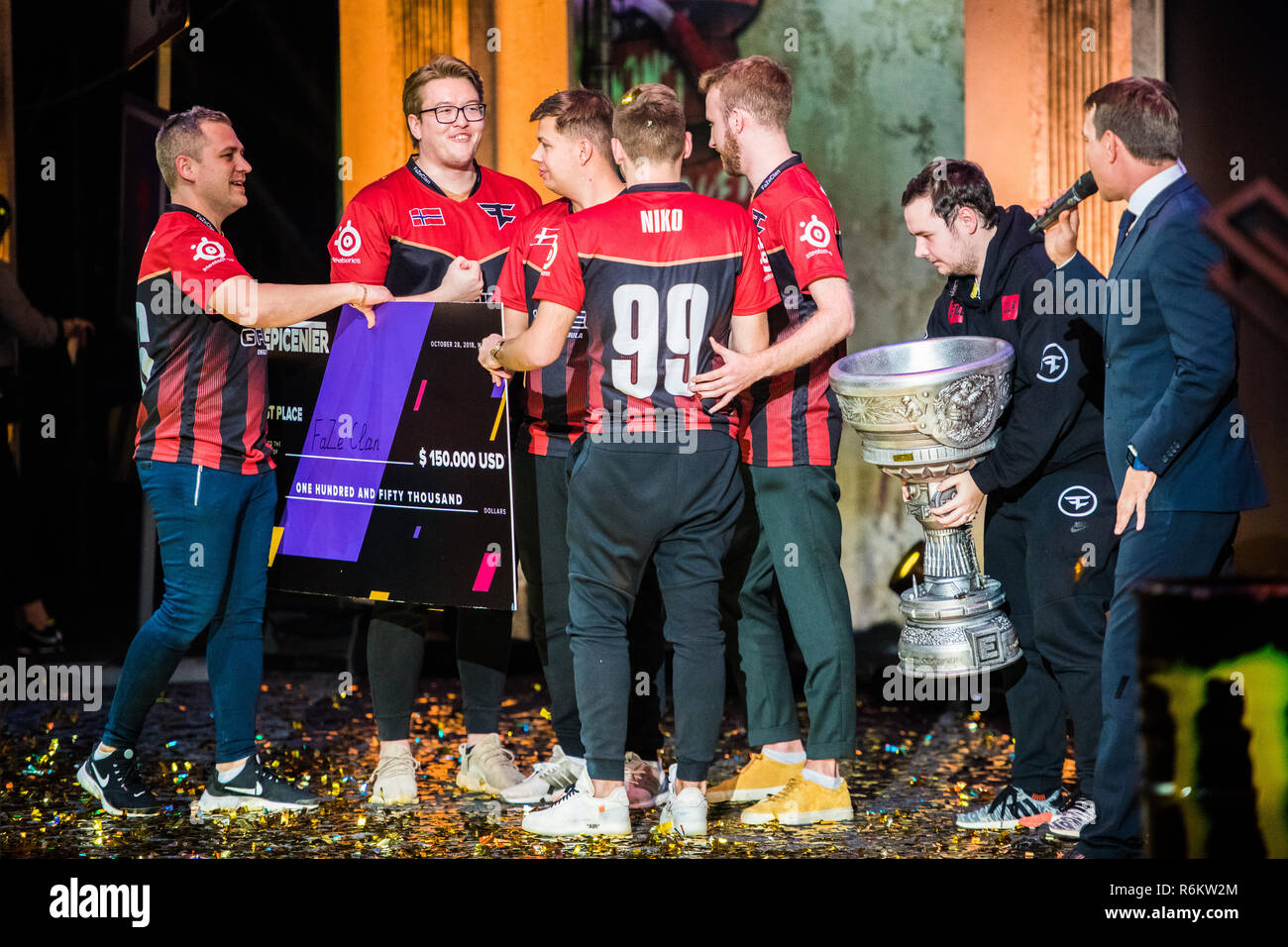 MOSCOW, RUSSIA - OCTOBER 27 2018: EPICENTER Counter Strike: Global ...