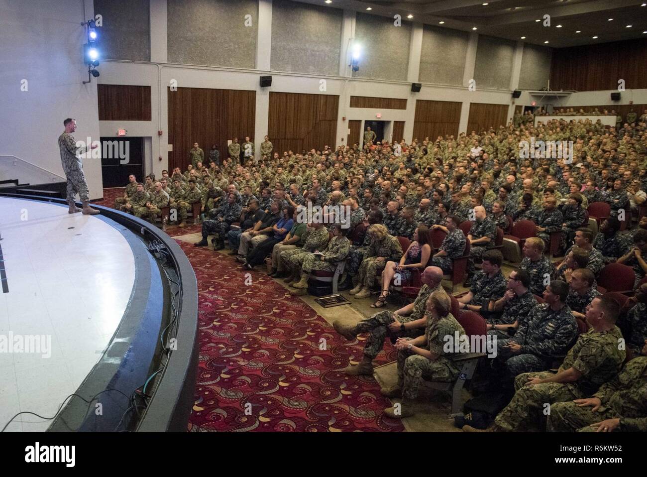 GUAM (May 17, 2017) Chief of Naval Operations Adm. John Richardson ...