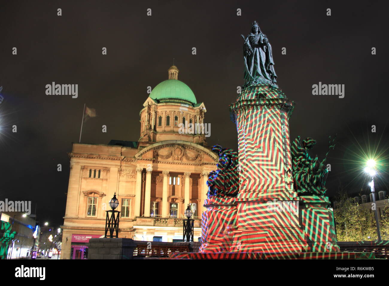 Queen Victoria Square, Hull Stock Photo - Alamy