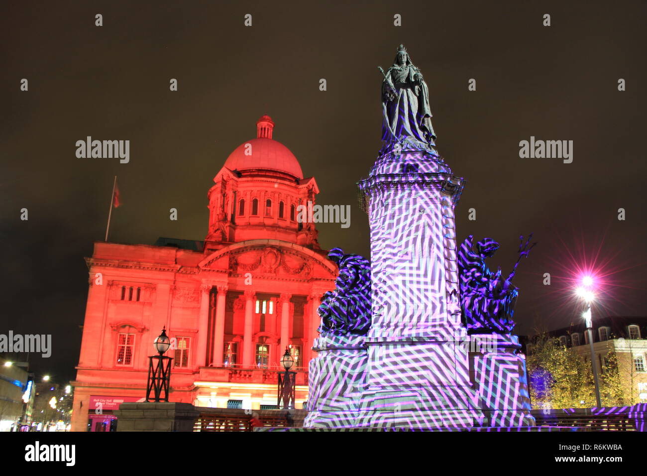 Queen Victoria Square, Hull Stock Photo - Alamy