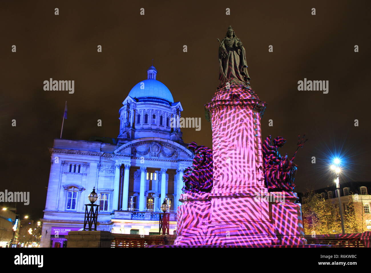 Queen Victoria Square, Hull Stock Photo - Alamy