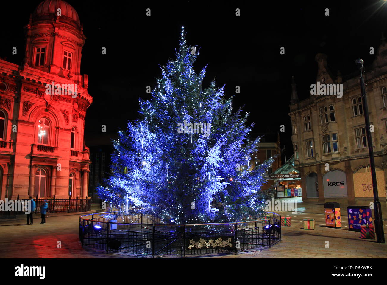 Queen Victoria Square, Hull Stock Photo - Alamy