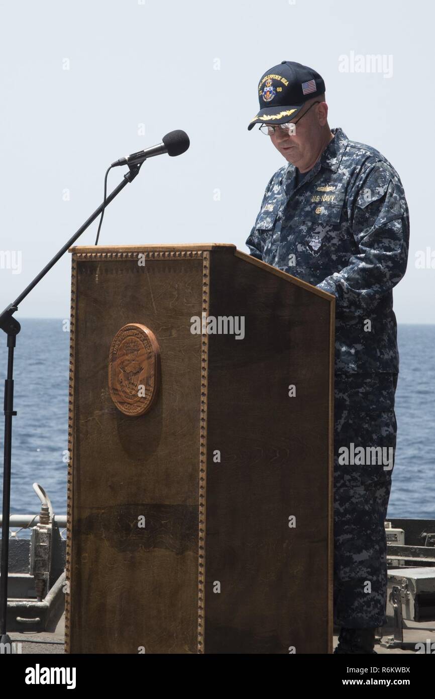 U.S. 5TH FLEET AREA OF OPERATIONS (May 18, 2017) Capt. Peter Nilsen ...