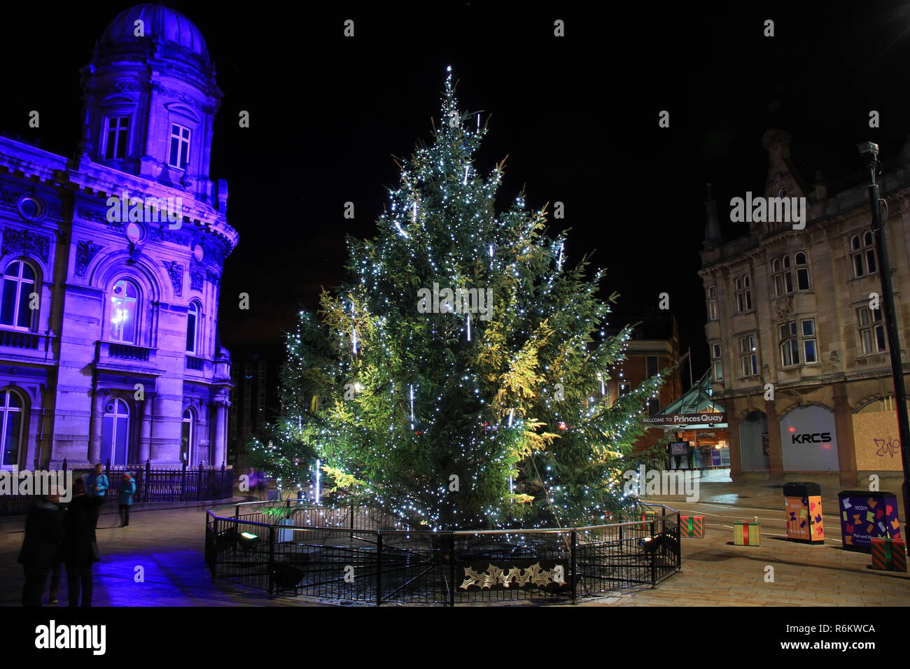Queen Victoria Square, Hull Stock Photo - Alamy