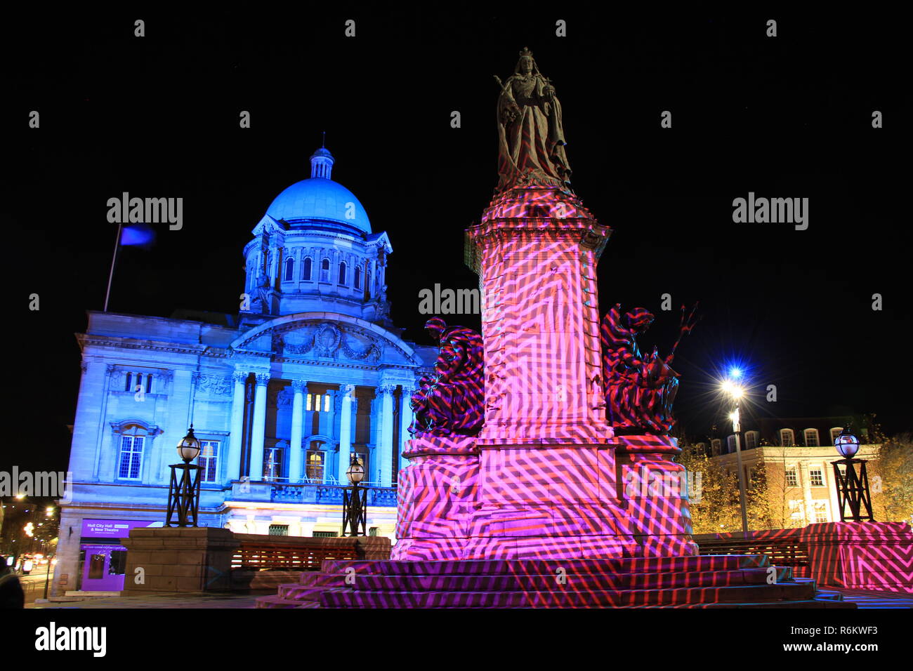 Queen Victoria Square, Hull Stock Photo - Alamy