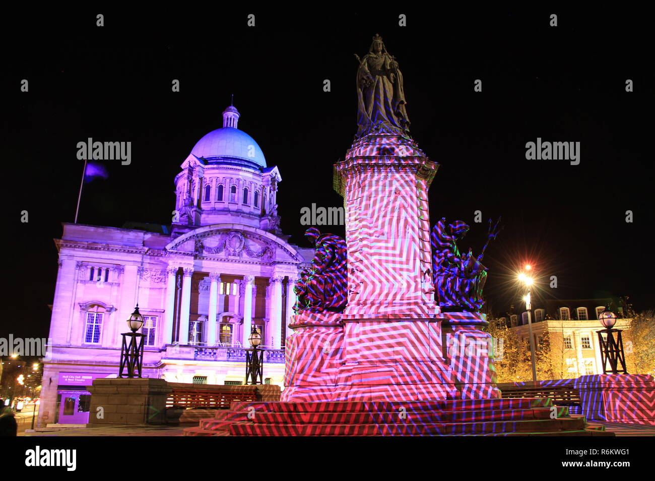 Queen Victoria Square, Hull Stock Photo - Alamy