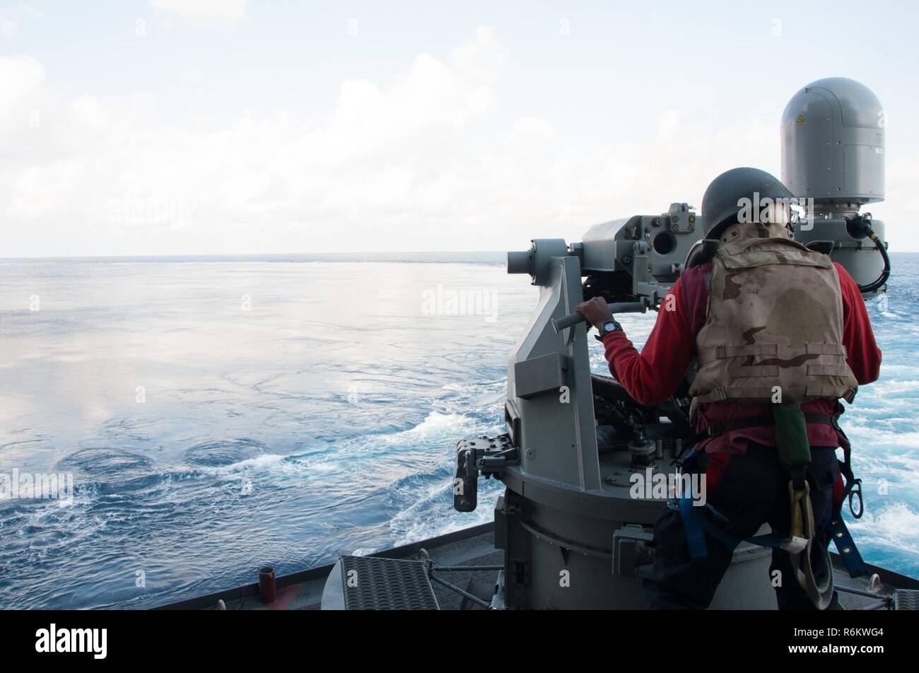 WATERS SOUTH OF JAPAN (May 19, 2017) Gunner's Mate Seaman Apprentice ...