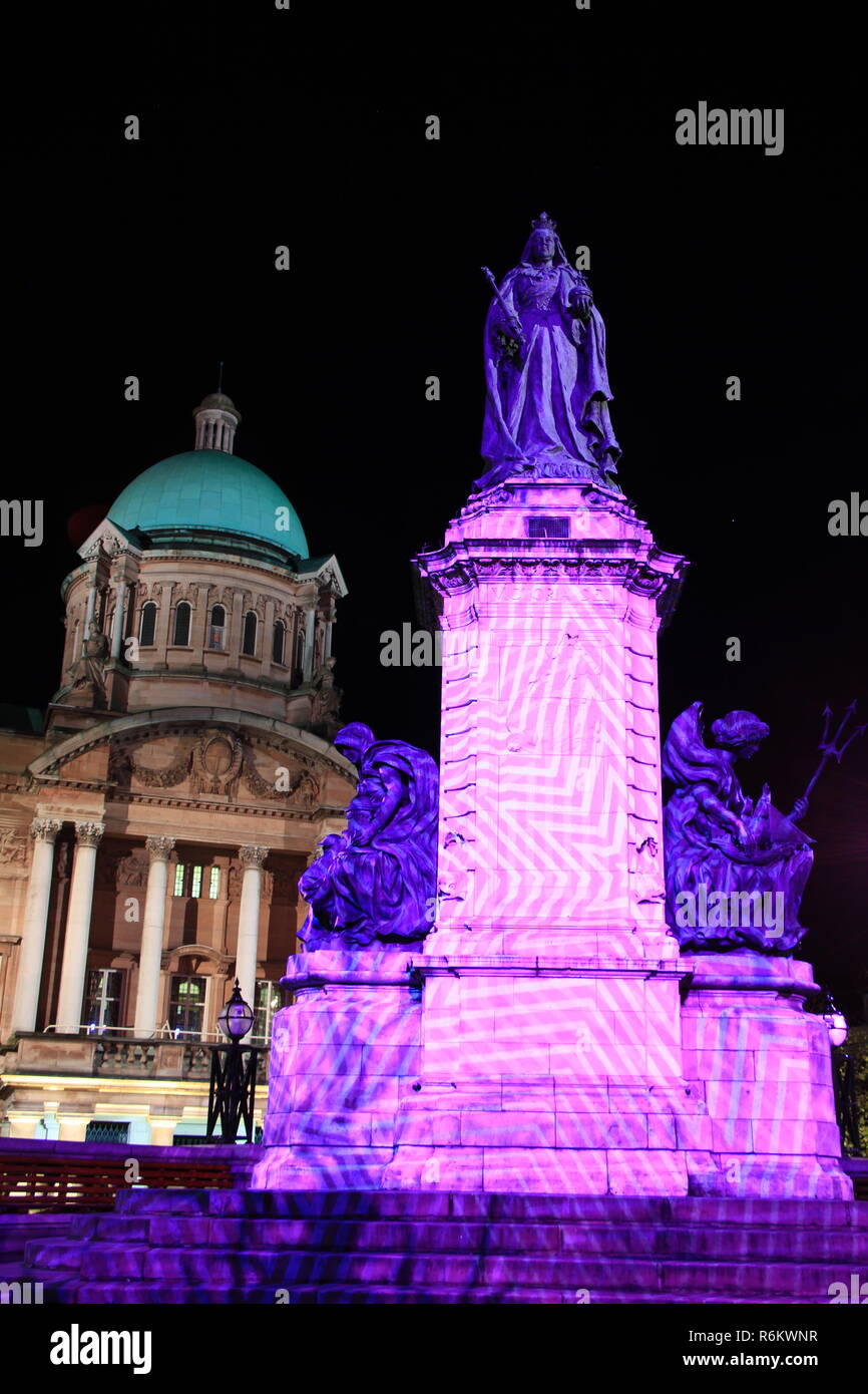 Queen Victoria Square, Hull Stock Photo - Alamy