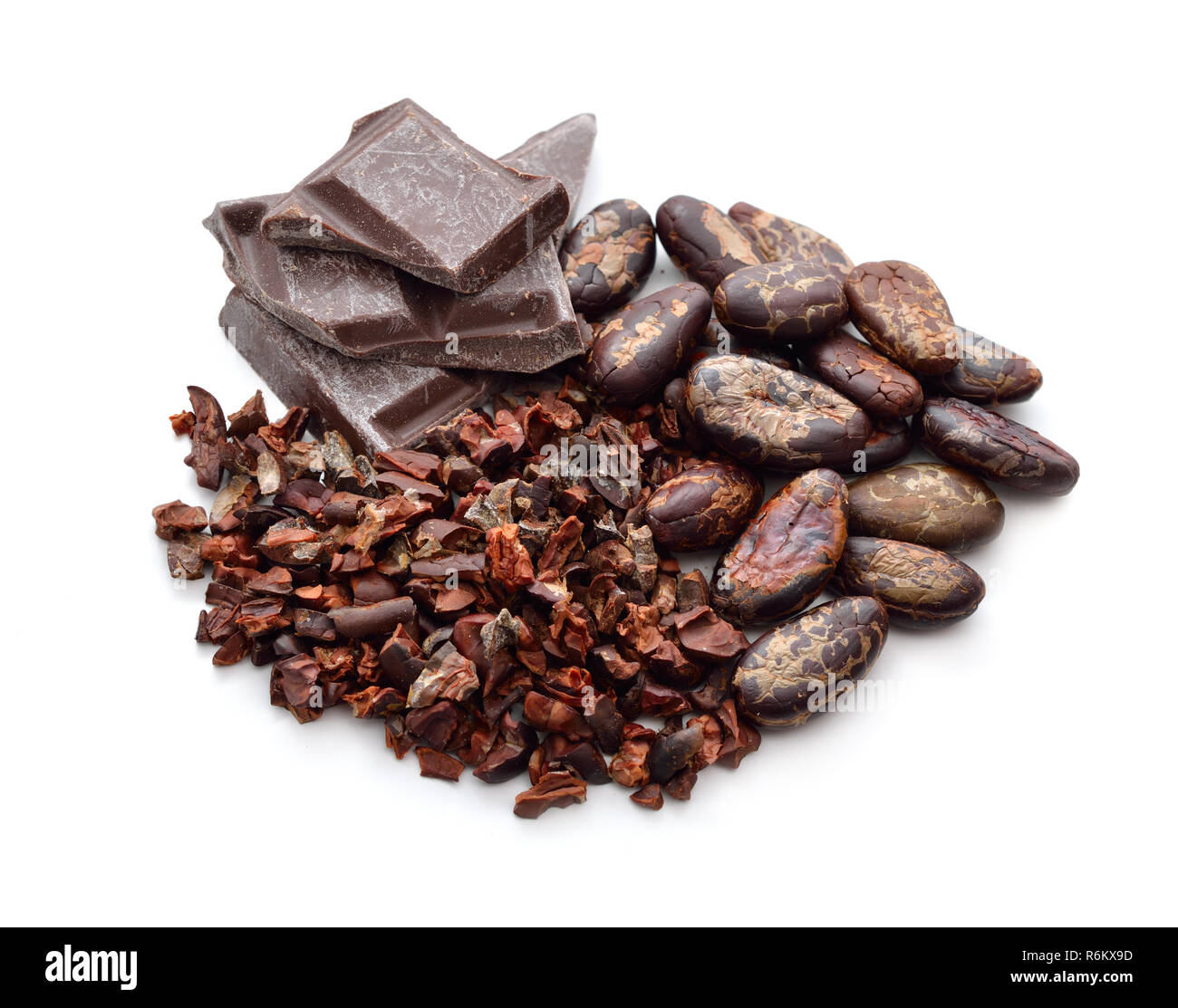 Cocoa bean processing Cut Out Stock Images & Pictures - Alamy