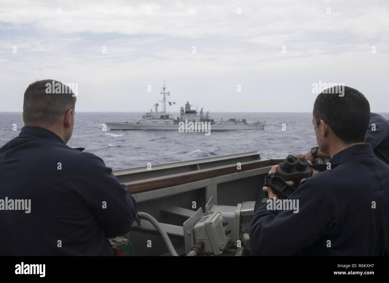 MEDITERRANEAN SEA (May 20, 2017) Cmdr. Bryan Gallo, commanding officer ...