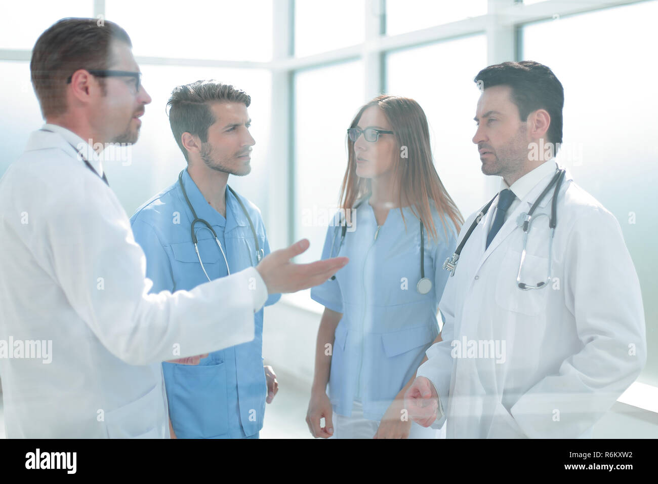 Medical Professionals Together Hospital High Resolution Stock ...