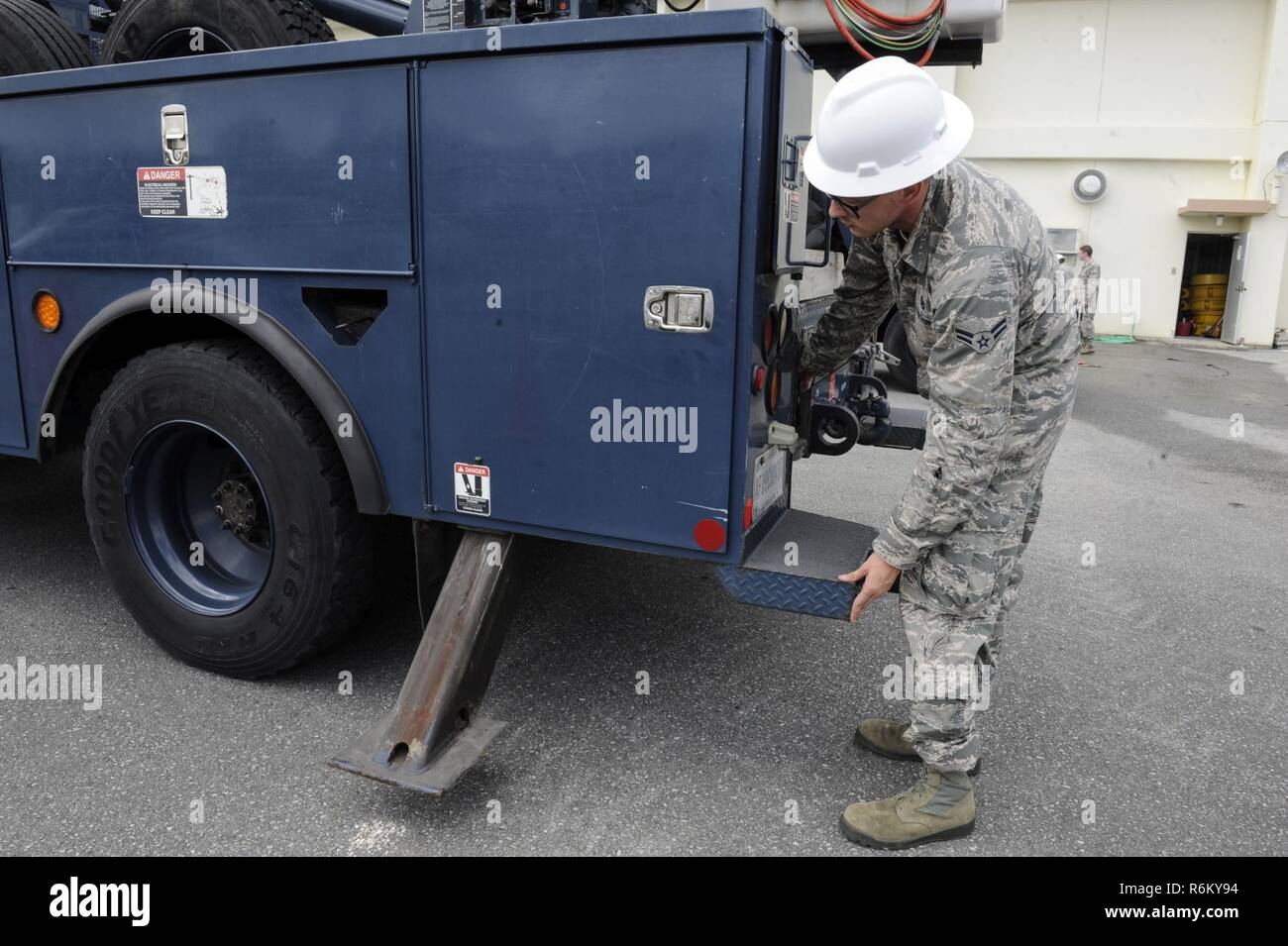 U.S. Air Force Airman 1st Class Ryan Mitchell, 18th Civil Engineer ...