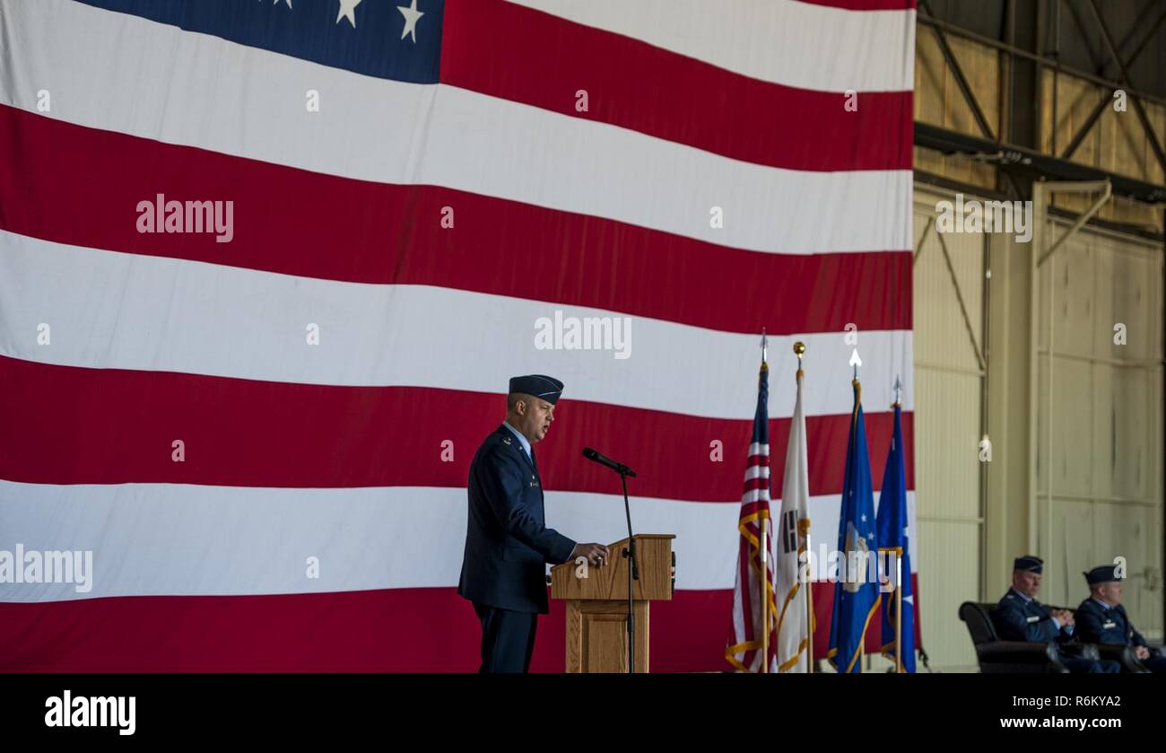 U.S. Air Force Col. David G. Shoemaker, 8th Fighter Wing commander ...