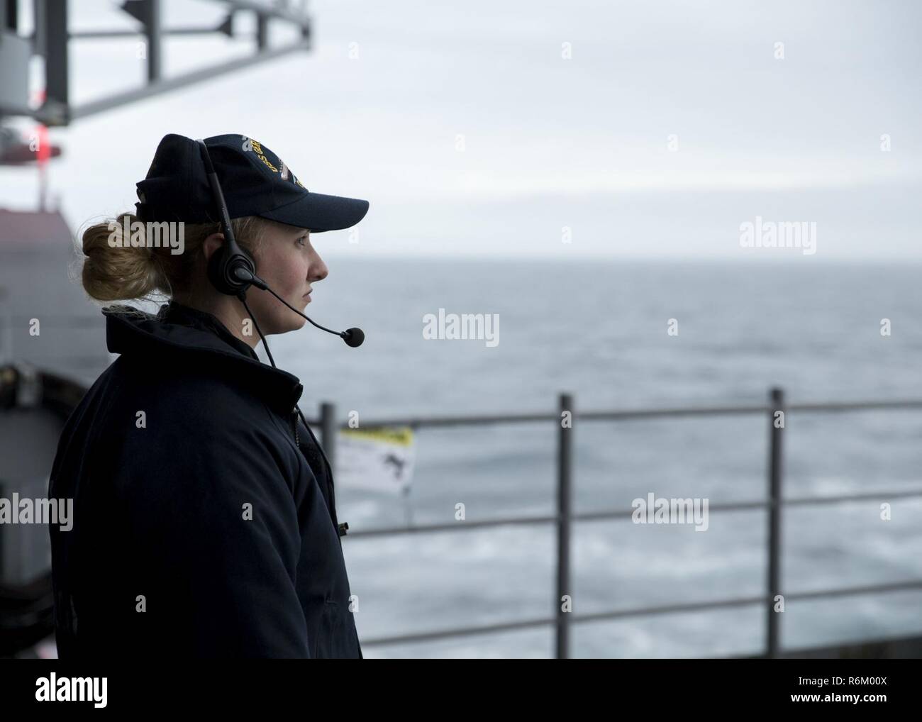 ATLANTIC OCEAN (May 25, 2017) -- Boatswain's Mate Seaman Kayla Whitcomb ...