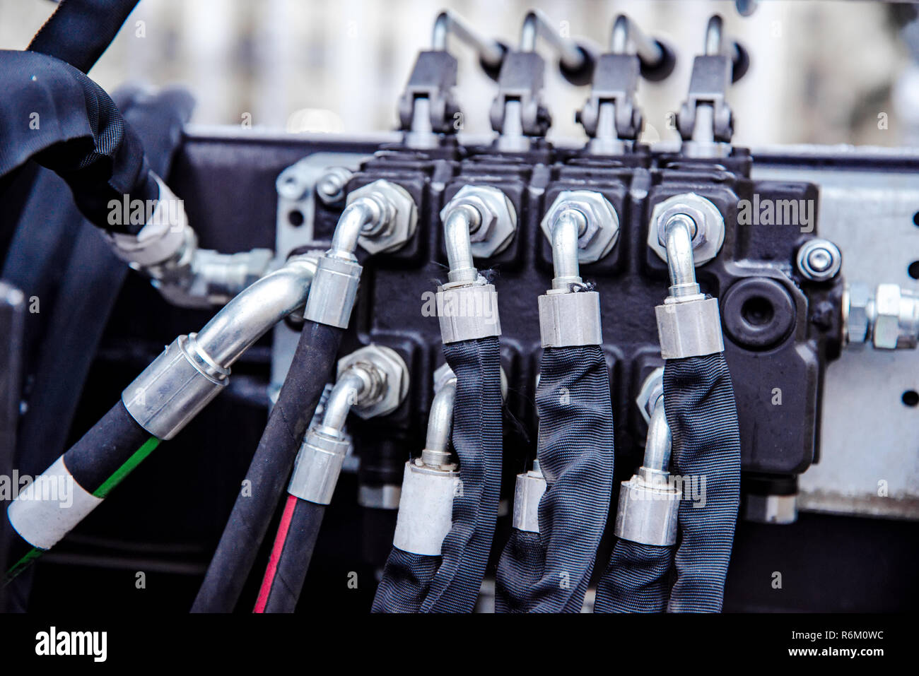 hydraulic hoses connected at shallow depth of field Stock Photo - Alamy hydraulic hoses connected at shallow depth of field Stock Photo - Alamy
