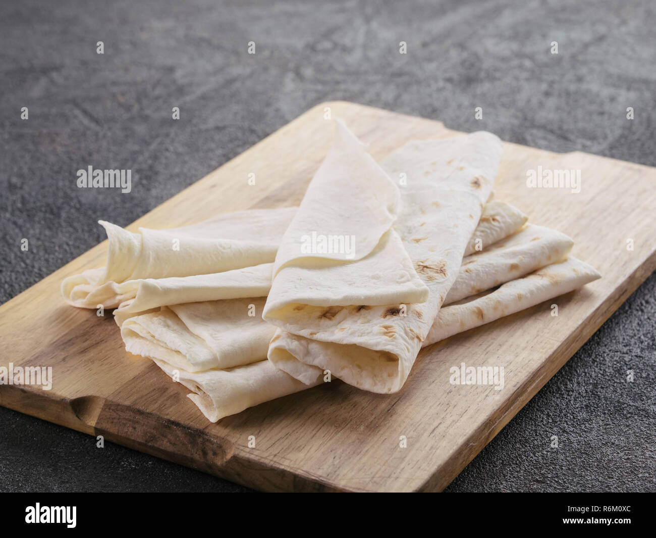 Home baked indian naan flat bread hi-res stock photography and images ...