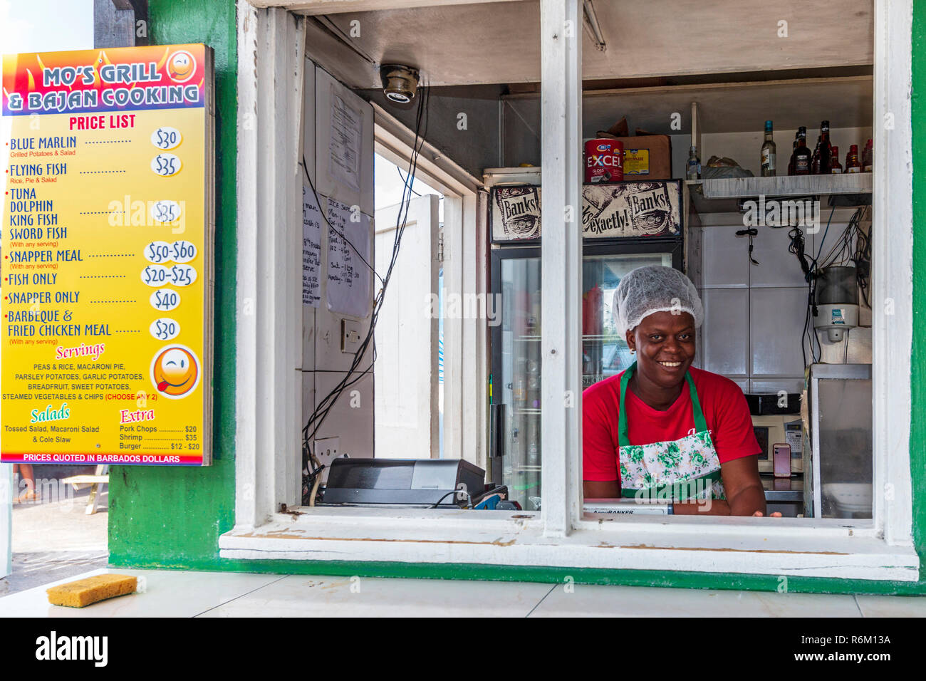 Barbados fish shack hi-res stock photography and images - Alamy