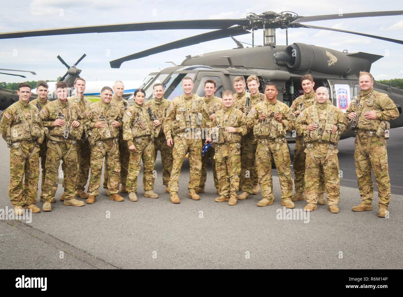 Soldiers assigned to 2nd Assault Helicopter Battalion, 82nd Combat ...