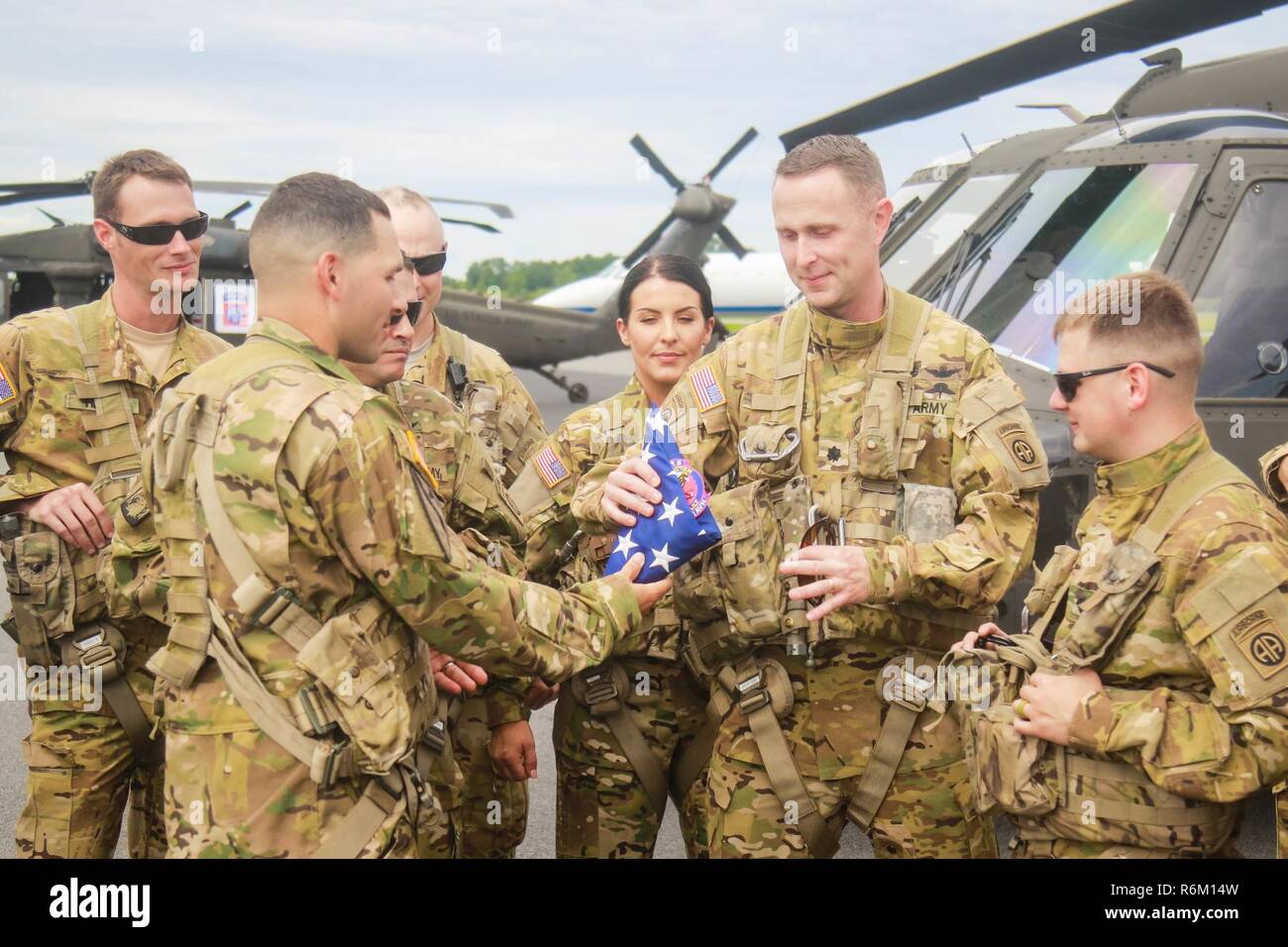 Capt. Joel Castro (presenter) and Soldiers assigned to 2nd Assault ...