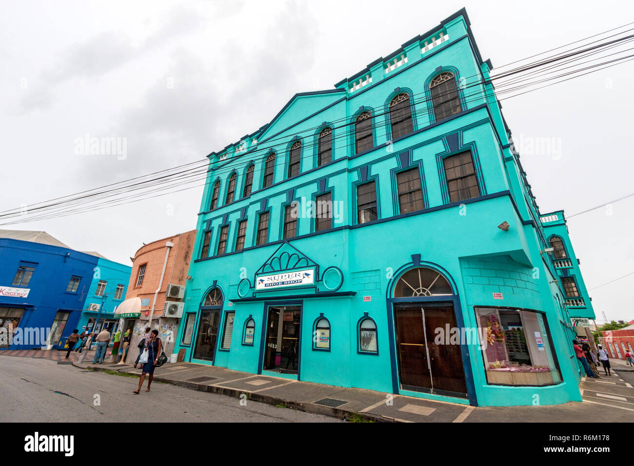 Downtown barbados downtown bridgetown hi-res stock photography and ...
