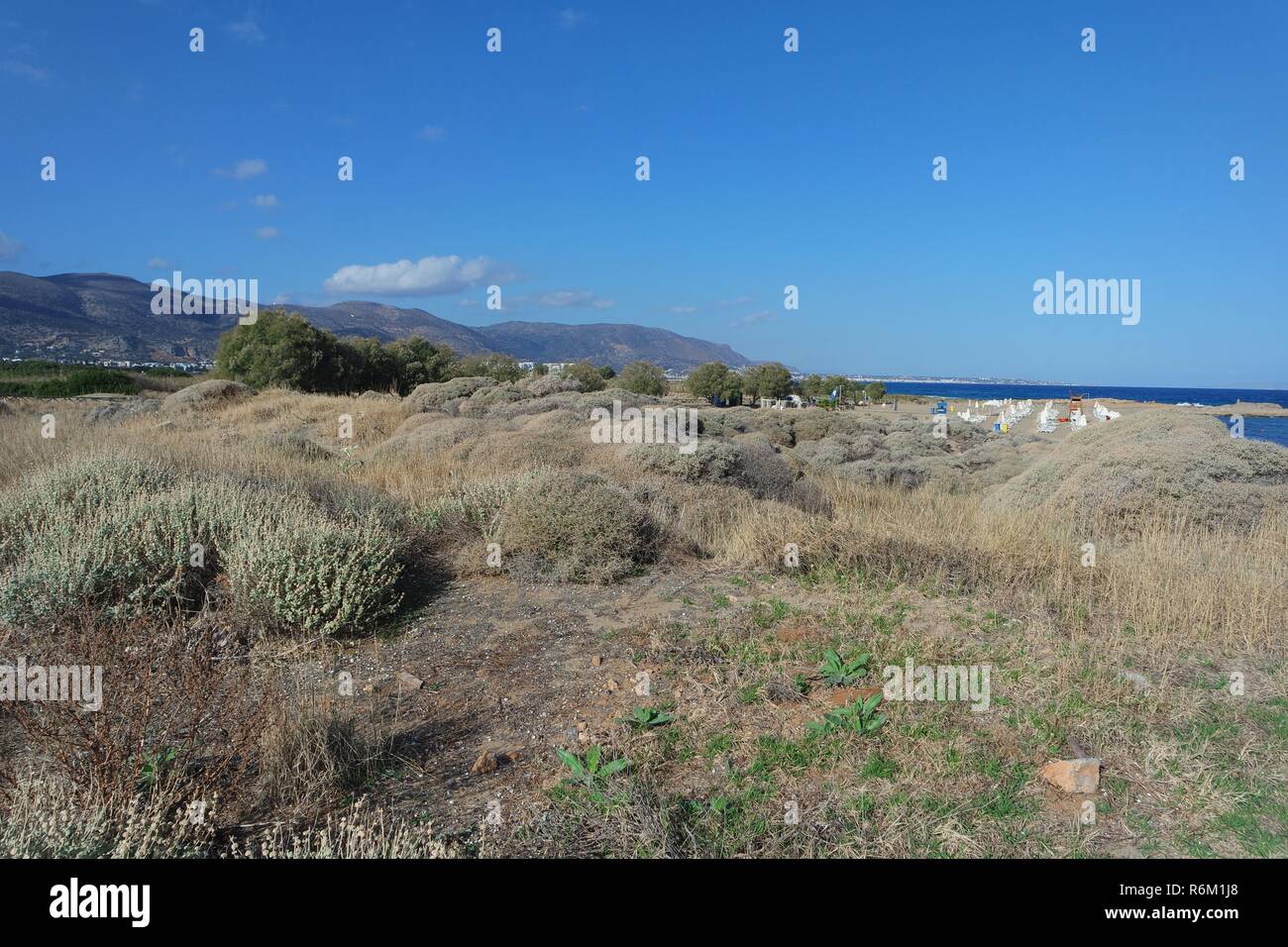 coastal landscape on crete Stock Photo - Alamy