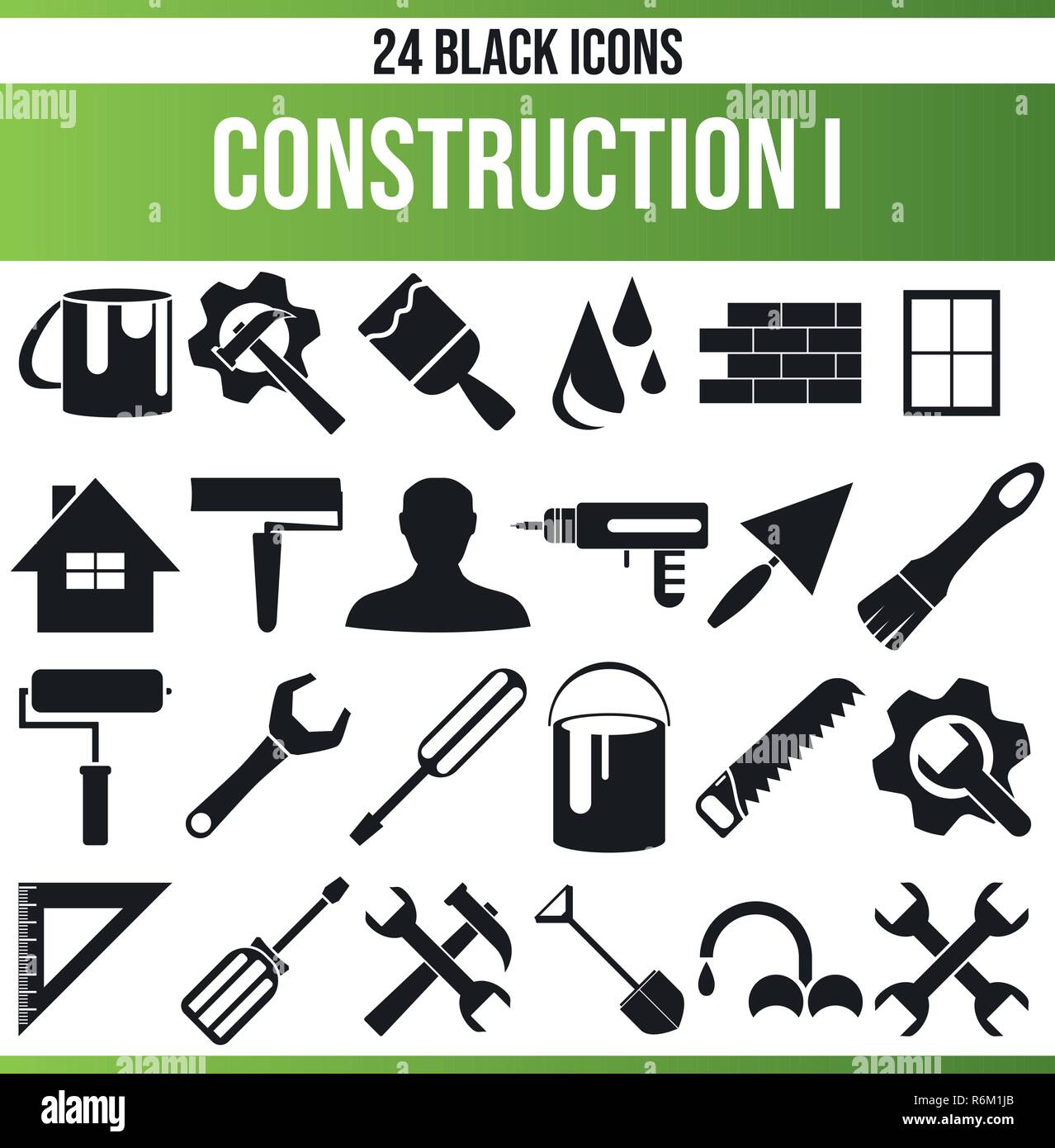 Black pictograms / icons on crafts. This icon set is perfect for ...