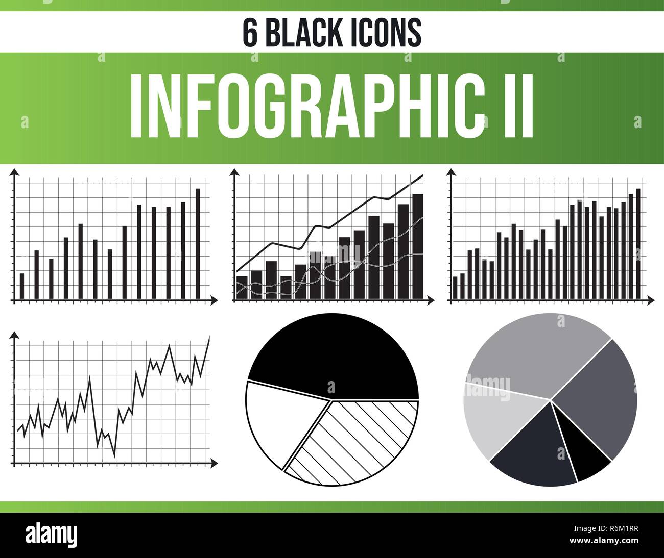 Vector black statistics icons icon hi-res stock photography and images ...