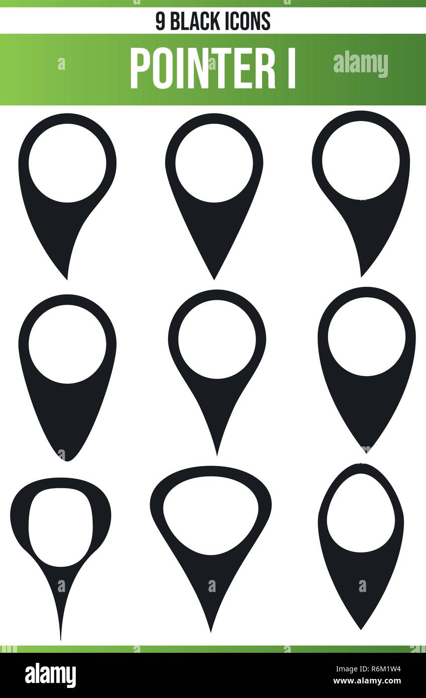 Black pictograms / icons on a map. This icon set is perfect for ...