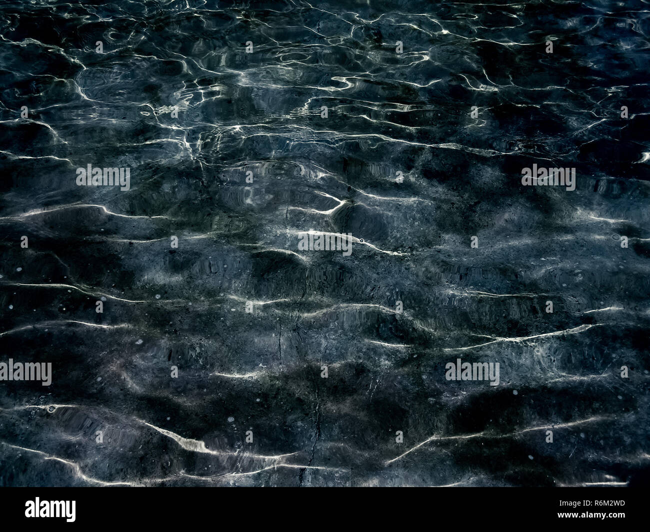 grunge dark black water texture background Stock Photo - Alamy
