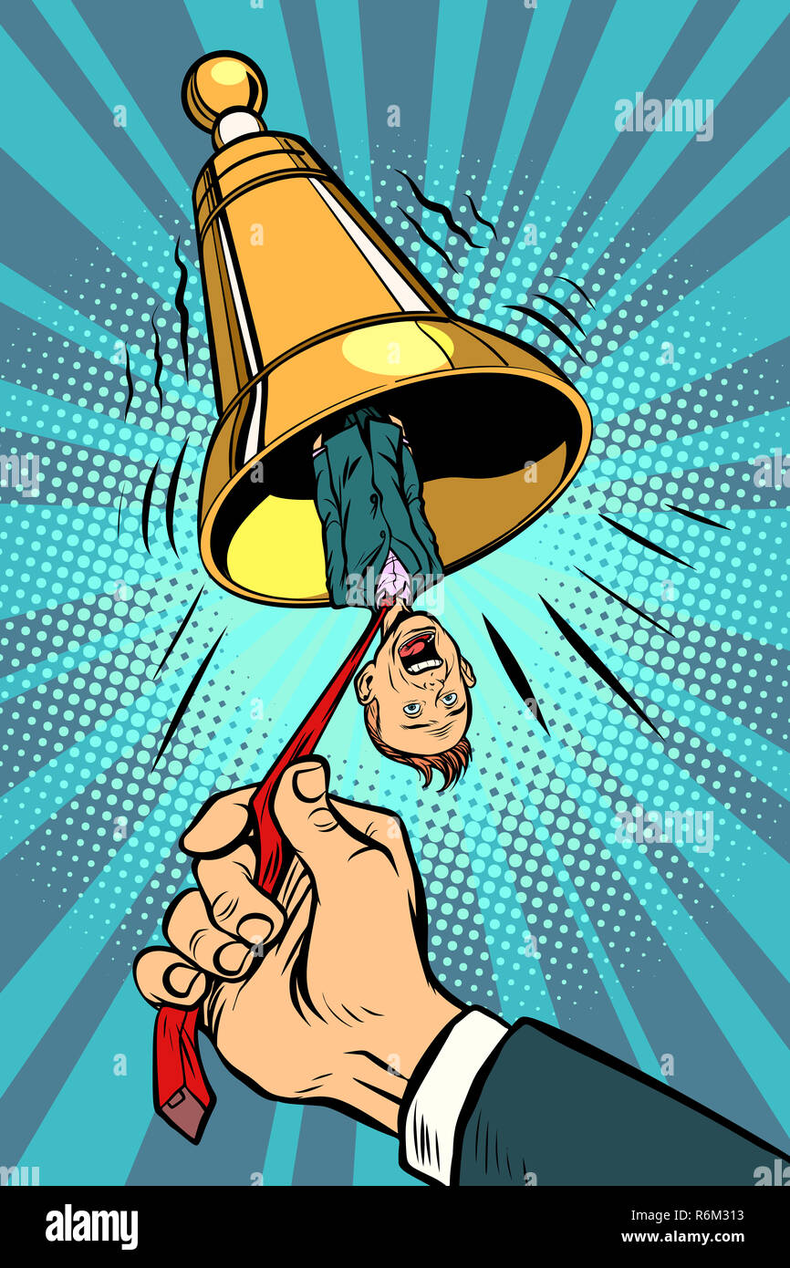 Old man ringing bell hi-res stock photography and images - Alamy