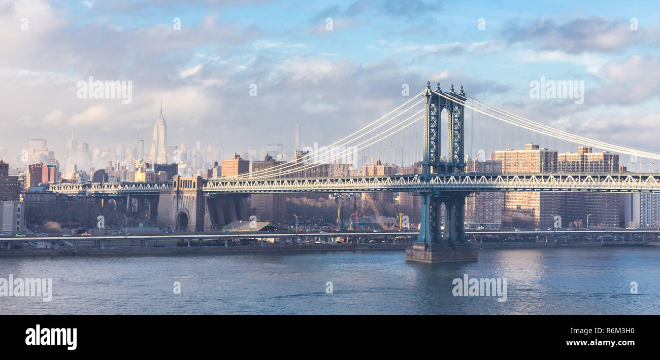 View of Williamsburg Bridge in New York City Stock Photo - Alamy
