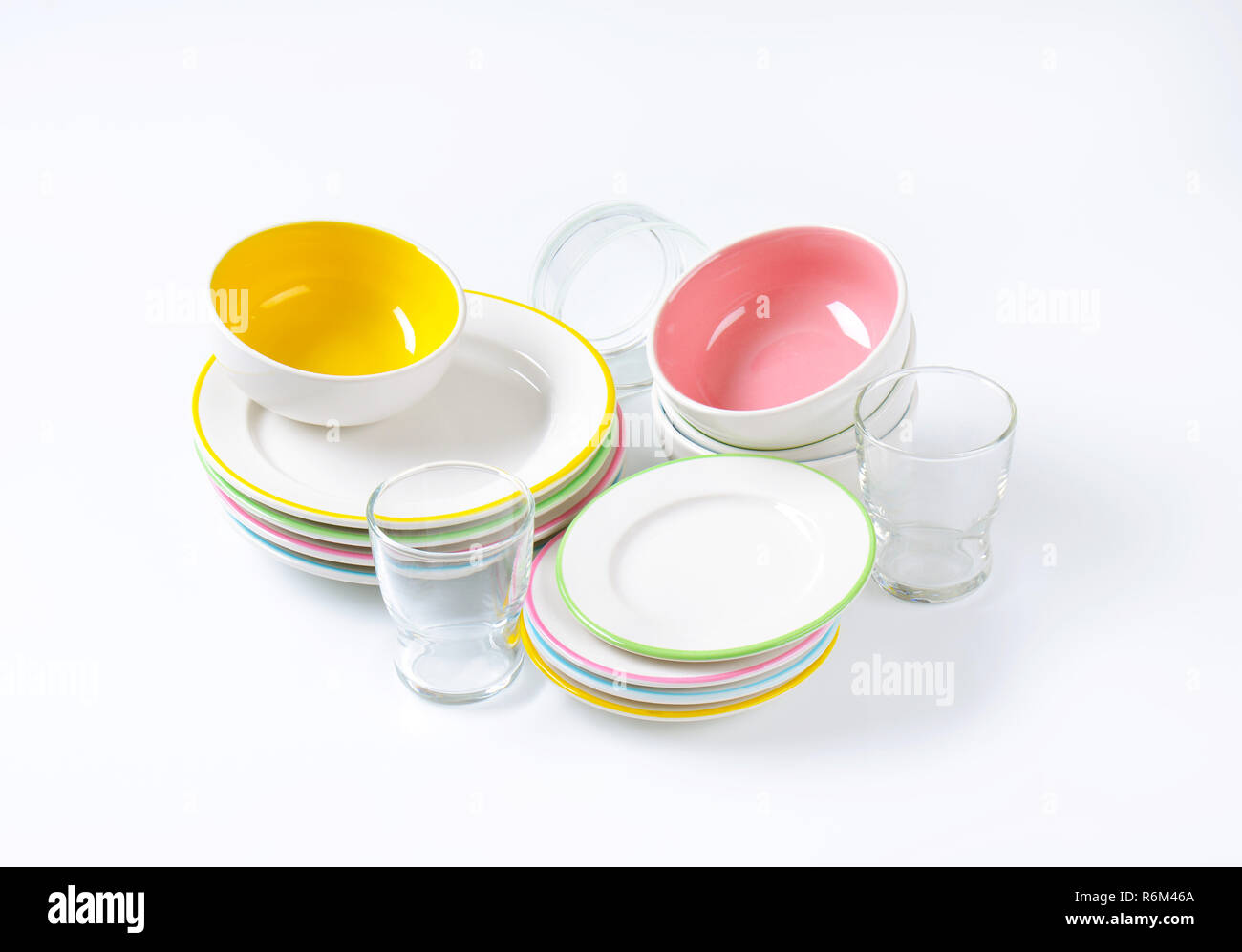 Melamine plates hi-res stock photography and images - Alamy