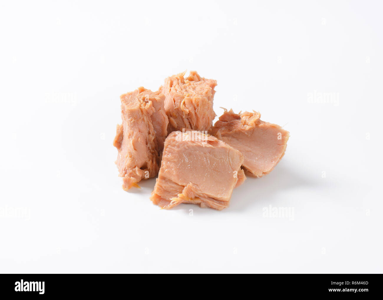 pieces of canned tuna Stock Photo - Alamy