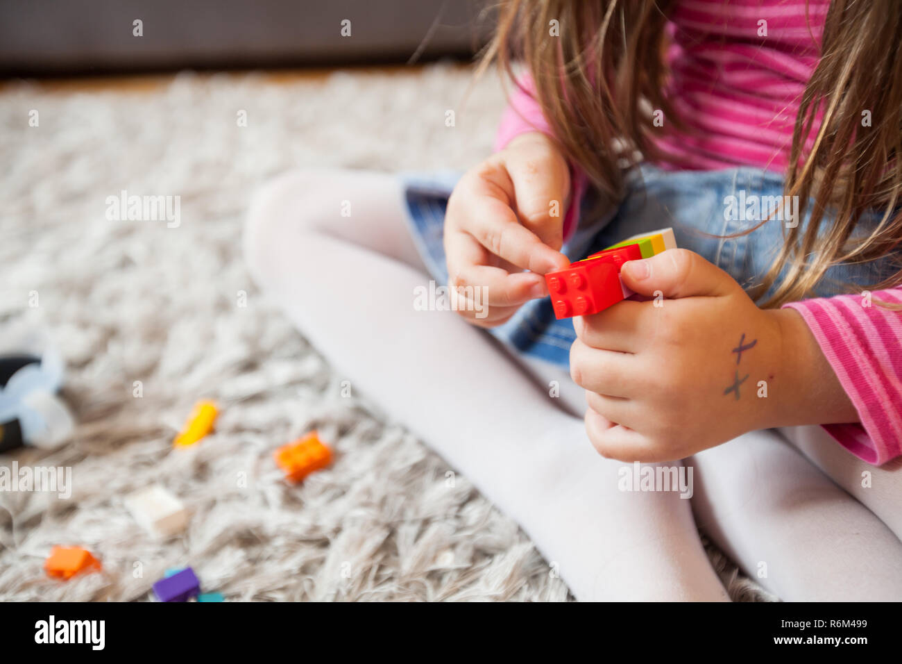Creative little girl Stock Photo - Alamy